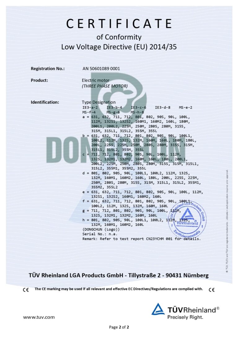 Motor Olfeucht Tuv